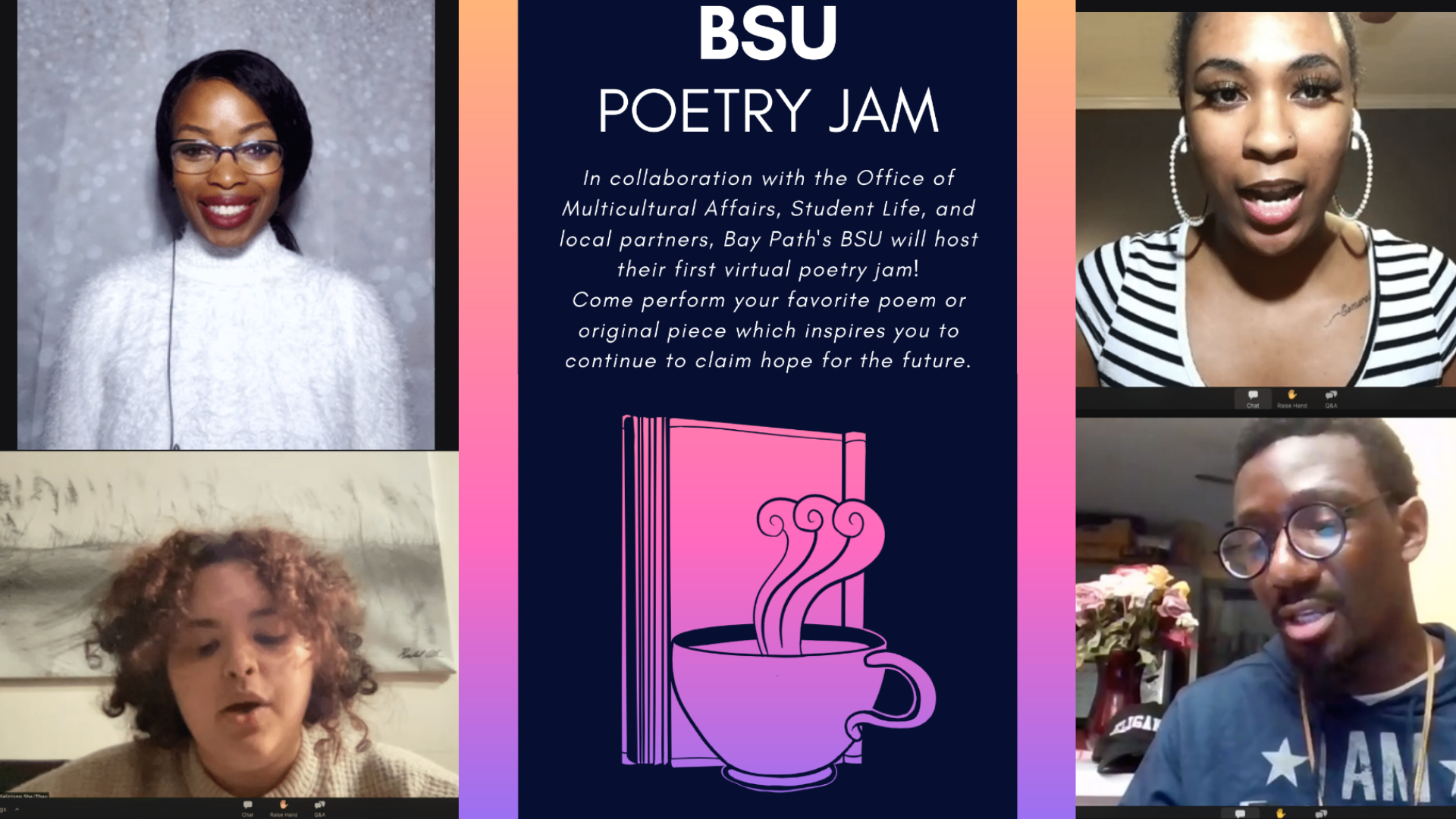 A Night of Spoken Word with the First Annual Black Student Union Poetry ...